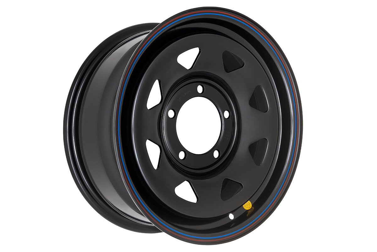 Диск усиленный УАЗ стальной черный 5x139,7 7xR16 d110 ET+35 (треуг. мелкий)