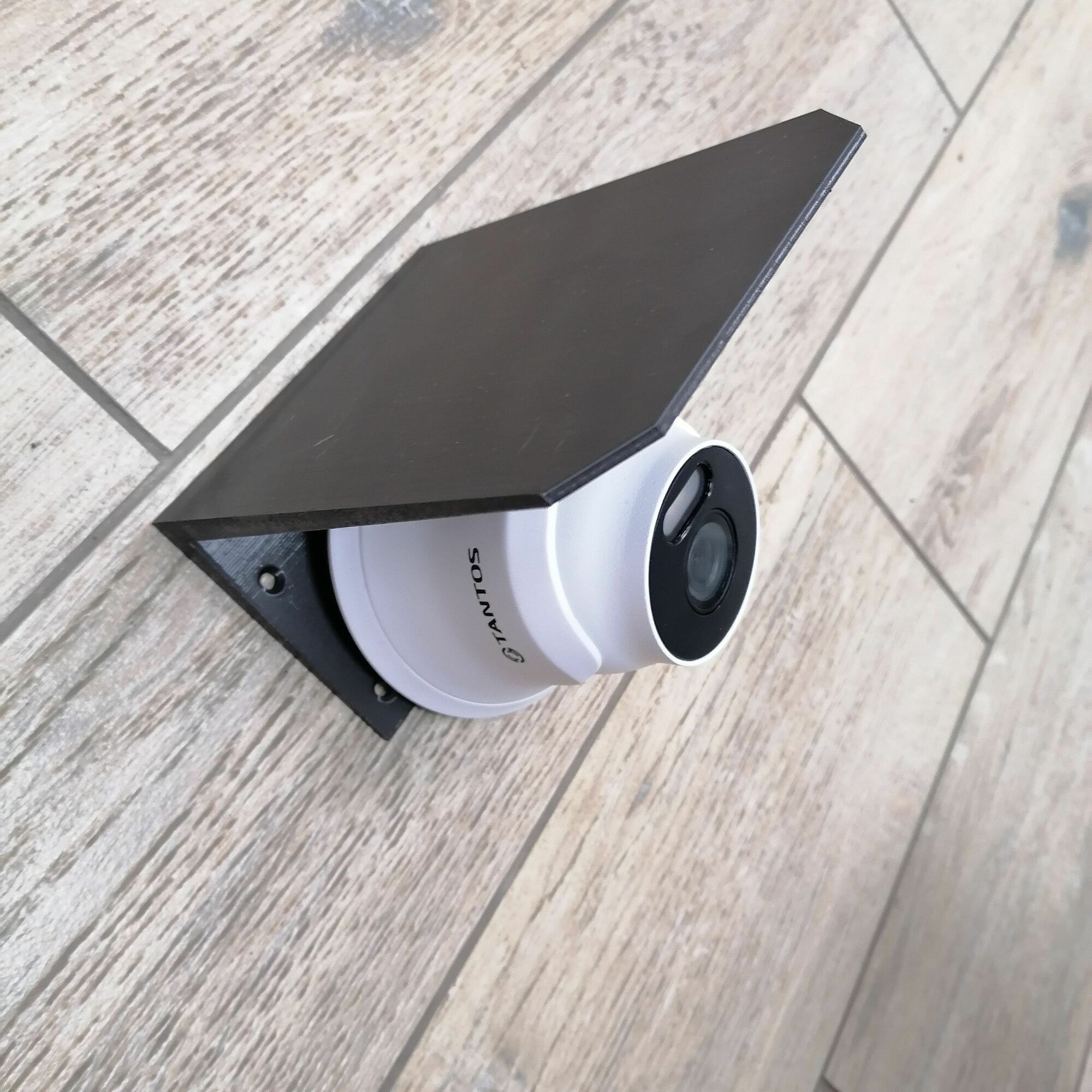 Защитный козырек для камеры видеонаблюдения HIKVISION HIWATCH DAHUA плоский (серый) 3D-печать защита камеры от дождя, льда, снега