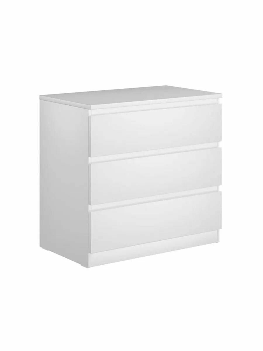 Комод Мальта с ящиками 80х48х76 см, Белый
