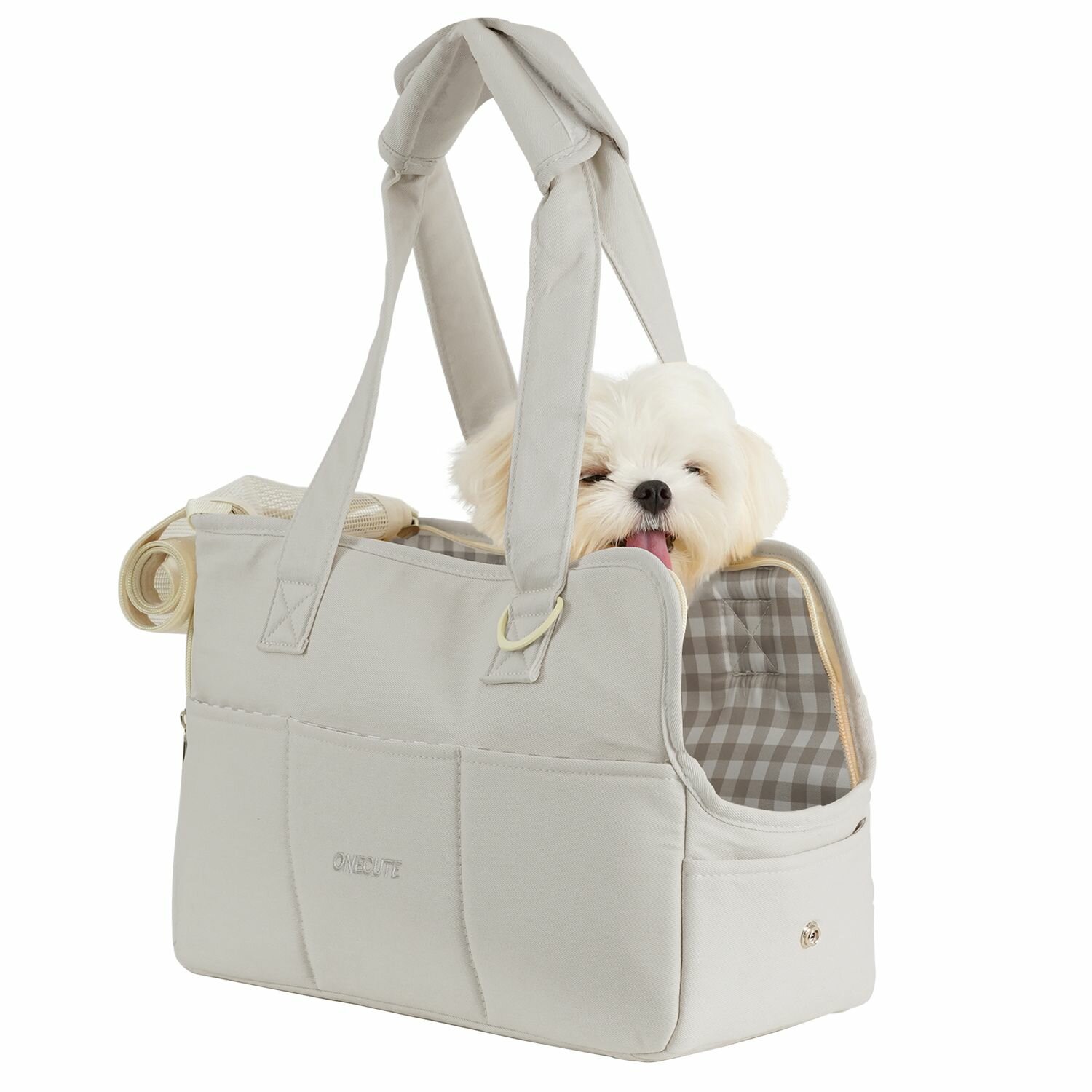 ONECUTE Маленькая собачья сумка с карманом, мягкий складной мешок для собак