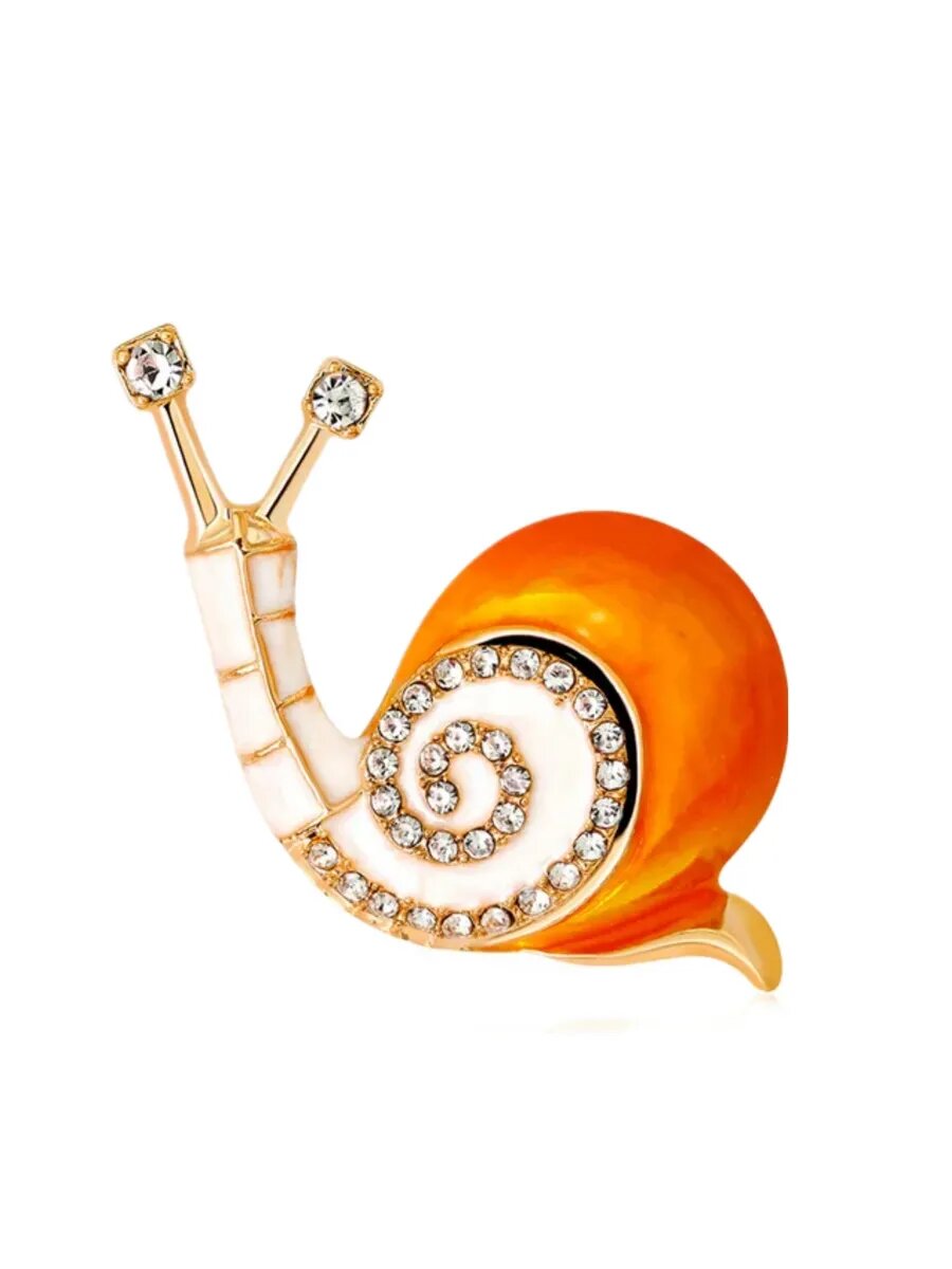 Брошь, стразы