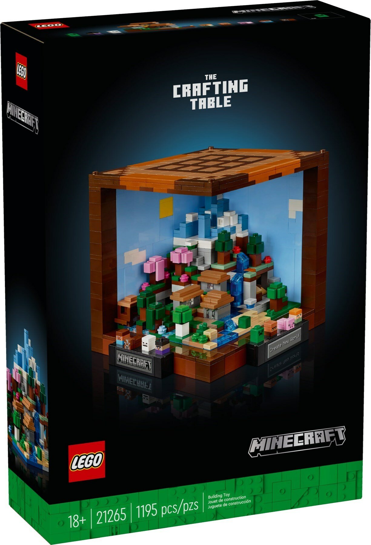 Конструктор LEGO Minecraft 21265 The Crafting Table, 1195 дет.