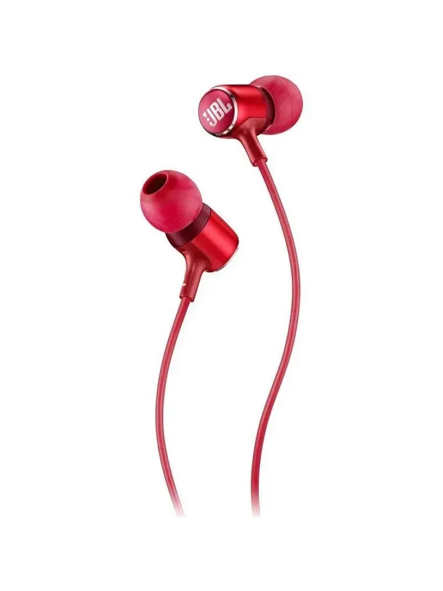 Проводные наушники JBL LIVE 100 красный