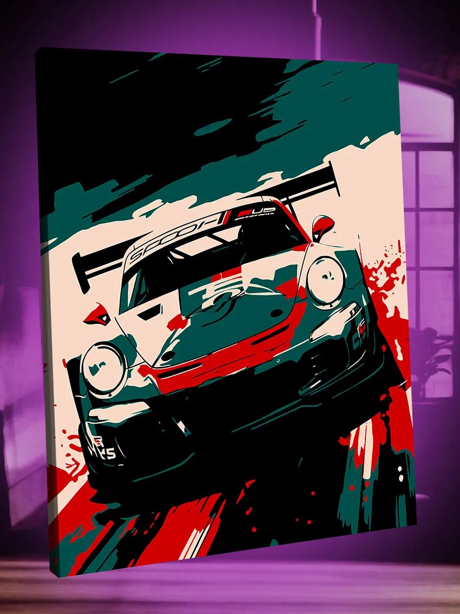 Картина по номерам Porsche