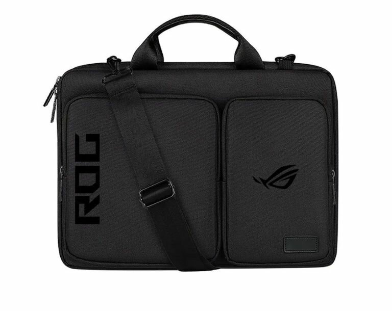 Игровой рюкзак для ноутбука ASUS ROG 13-18 дюймов с подушкой безопасности (черный рюкзак с черным логотипом)