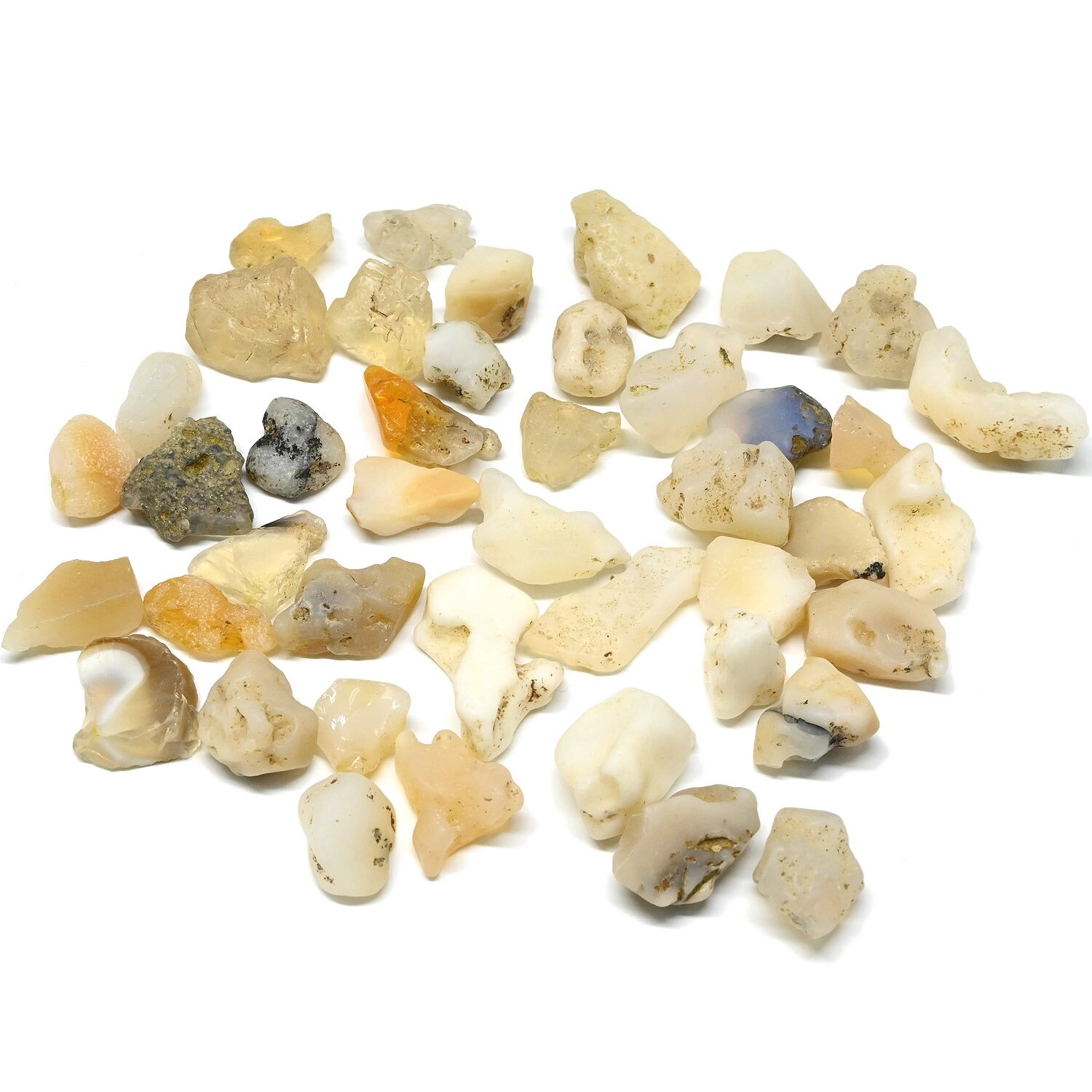 Опал галтовка 10-20мм, упаковка 50г .