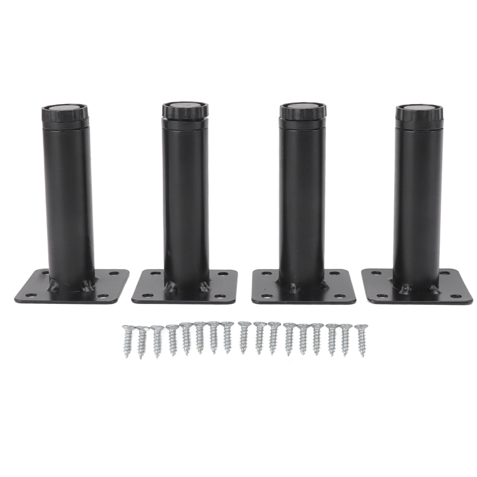 Ножки для мебели, регулируемые железные ножки для шкафа, металлические круглые опоры для дивана, регулируемые ножки для кухонного стола