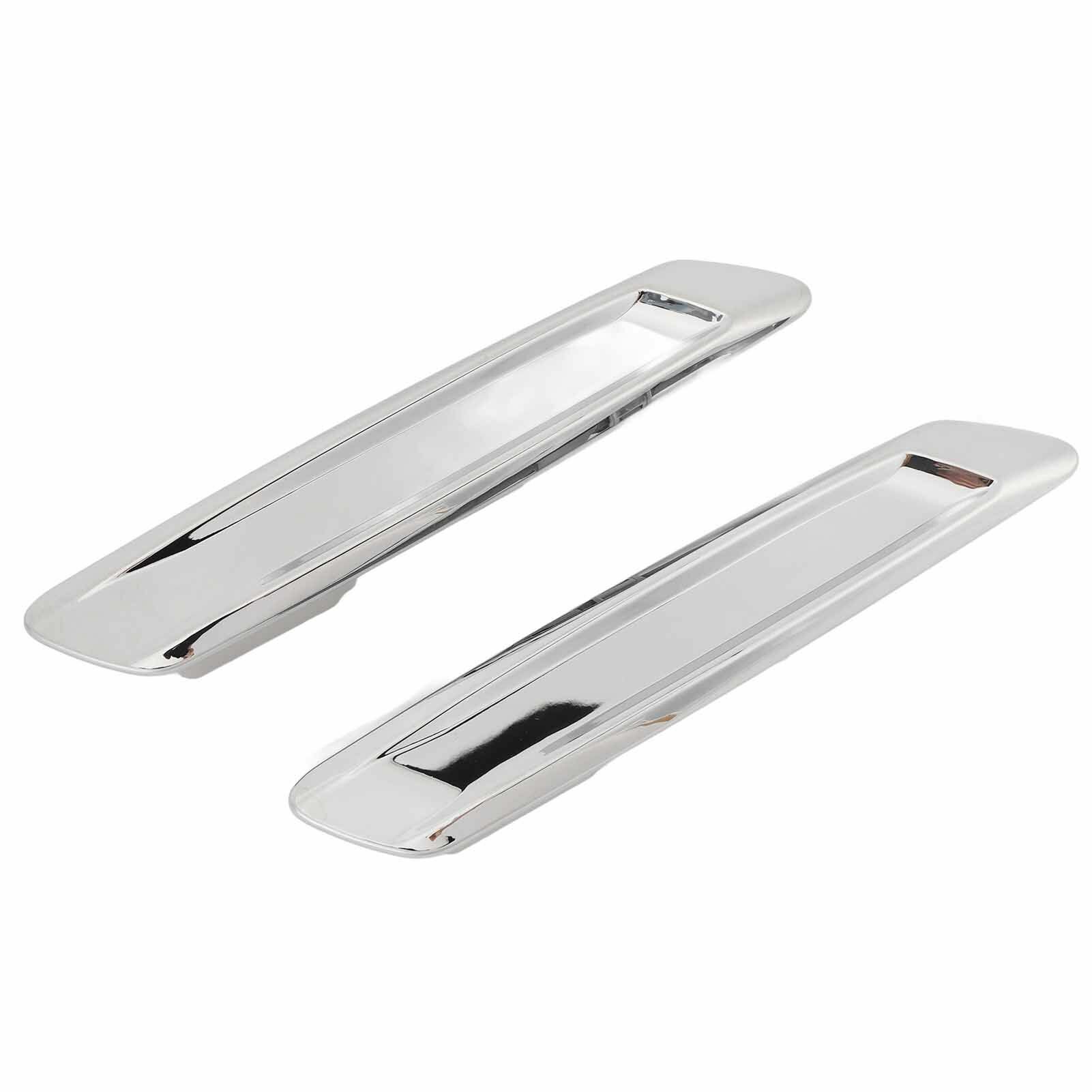 1 пара боковых отделочных накладок на брызговики 51137336645 левая и правая хромированная отделка маркера на переднюю панель брызговика для 5 серии F10 F11 LCI 2014 по 2018 гг.