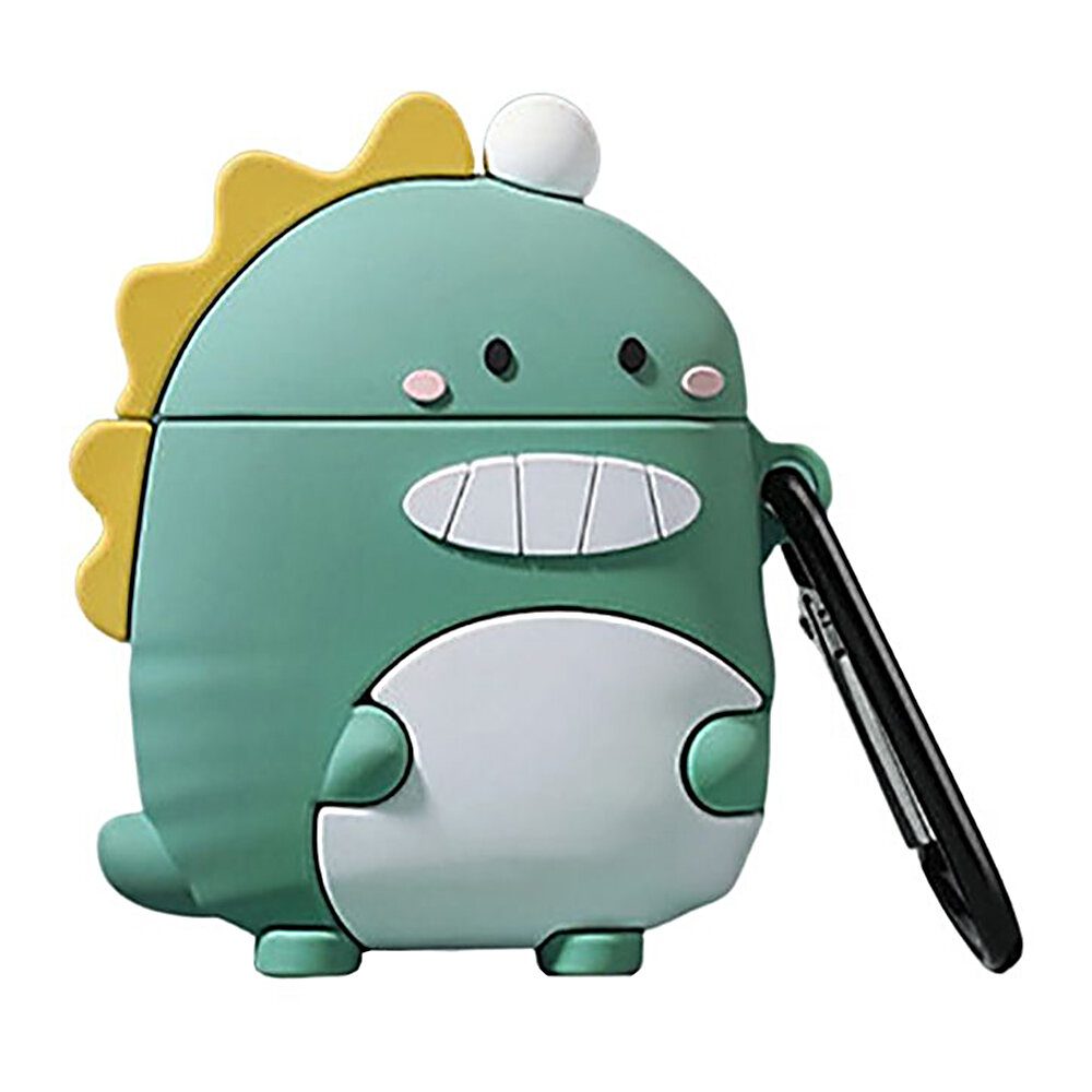 Милый мультяшный чехол для беспроводных Bluetooth-наушников, защитный чехол из мягкого силикона, совместимый с Lenovo LP40 Dinosaur.