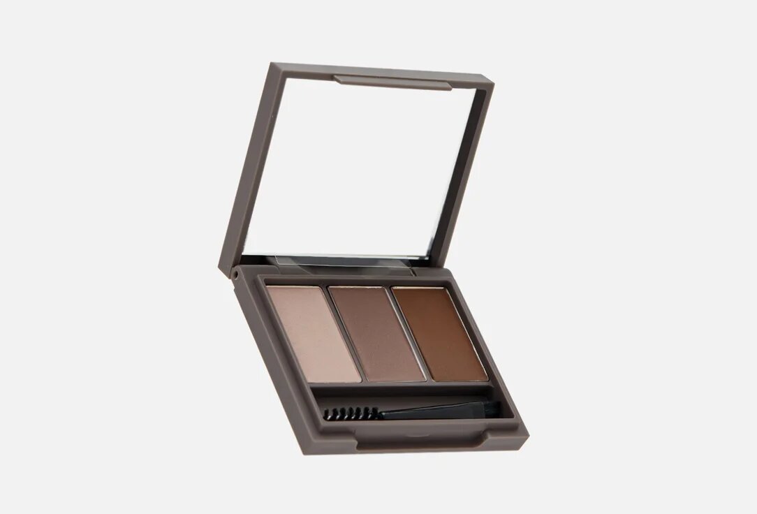 Тени для бровей FMGT Ink brow powder kit, тон 02, Ash gray, 3.5 г