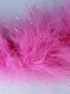 Боа пух с неоном 006