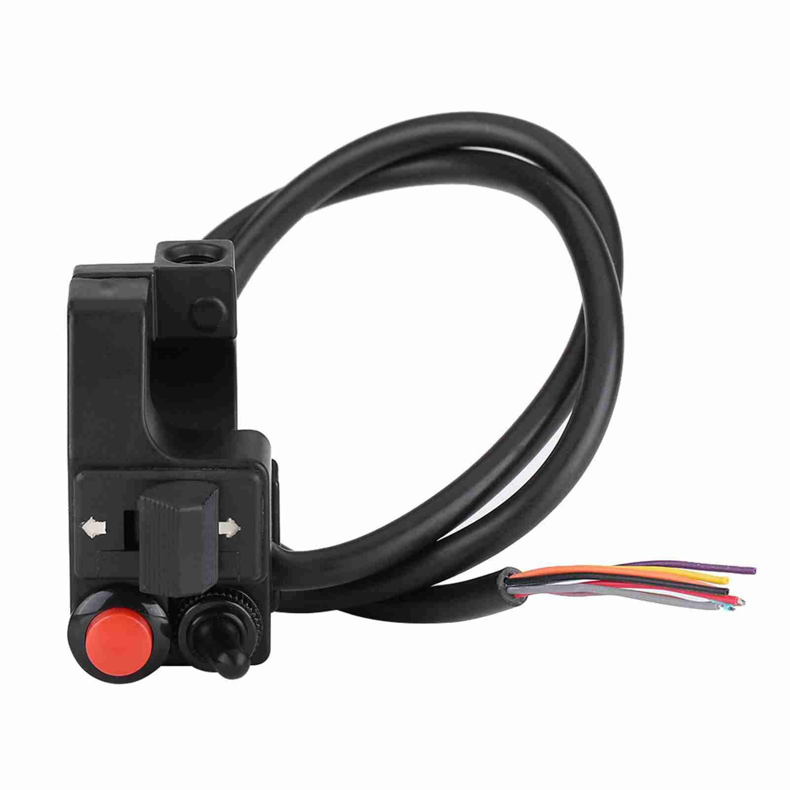 Переключатель на Руле Мотоцикла, Кнопка Звукового Сигнала Хорошая Прочность 22 мм Переключатель ATV Простота Использования для Экстерьера автомобиля Man