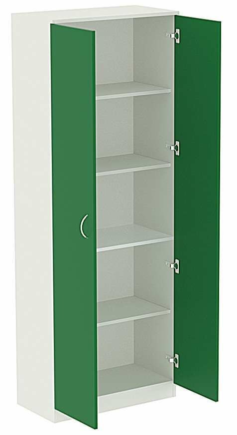 Хозяйственный шкаф с полками для аптеки ИЗУМРУД-Ш-41. Производитель товара - компания ТОБ.