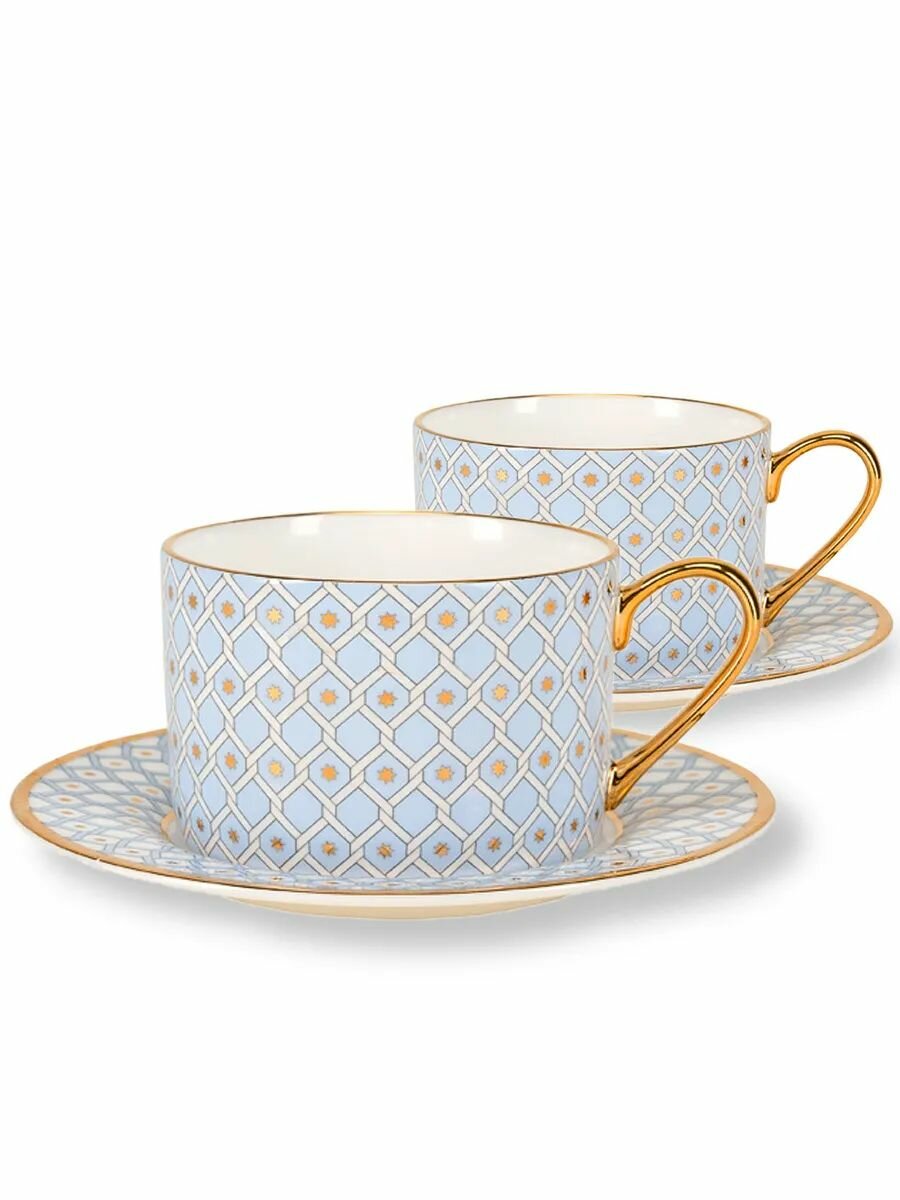 Императорский фарфор Чайная пара "Азур №2", 250 мл, на 2 перс.