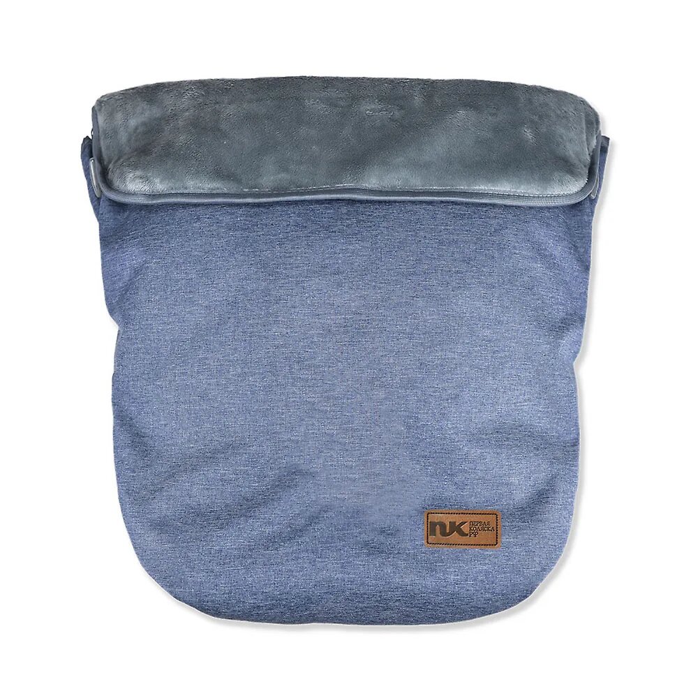 Накидка на ножки для коляски Leo Baby Footmuff, цвет Синяя джинса / Шильдик, артикул производителя 9001