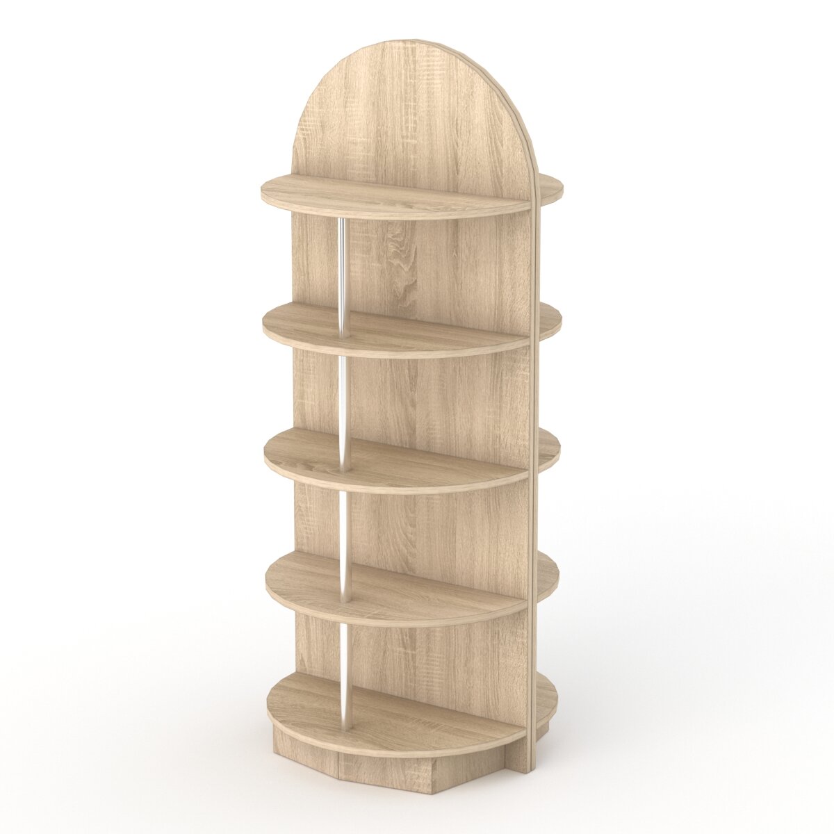 Стеллаж островной малый СОМ-1, Дуб Сонома. Производитель товара - компания Westcom.