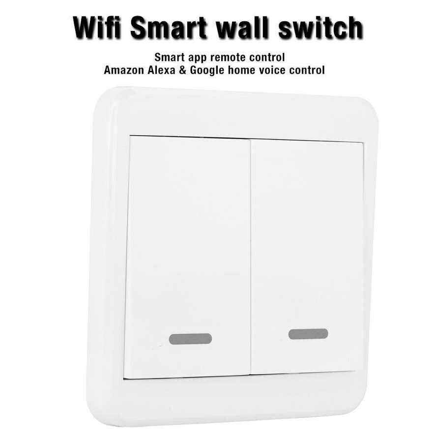 1/2/3Way WIFI Smart Wall Light Press Touch Switch Panel UK для Alexa Google Home