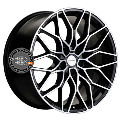 Диск автомобильный литой Khomen Wheels KHW1813 (Exeed RX) 18x7 5x108 et41 dia65.1 Black-FP