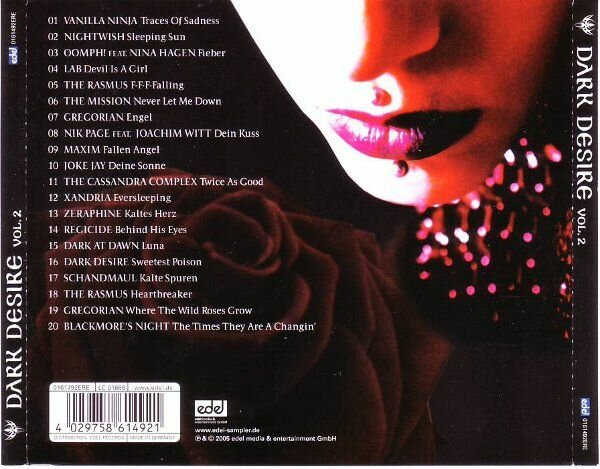Диск Dark Desire Vol. 2 (1 CD) — фото 1