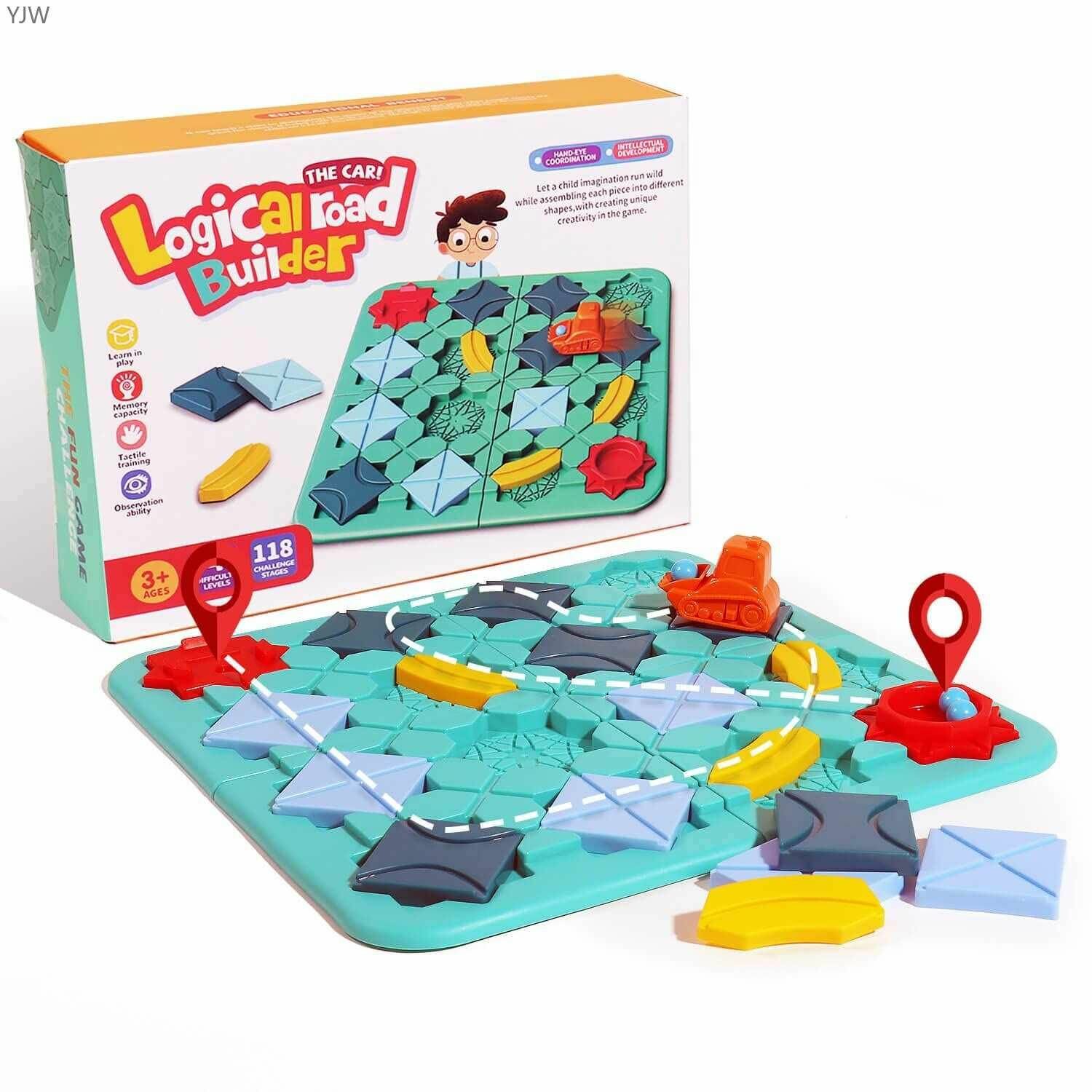 Инновационная Игра С Шариками На Треке, 118 Уровней, 1 Машинка И 3 Шара Образовательная Игра Для Детей STEM!