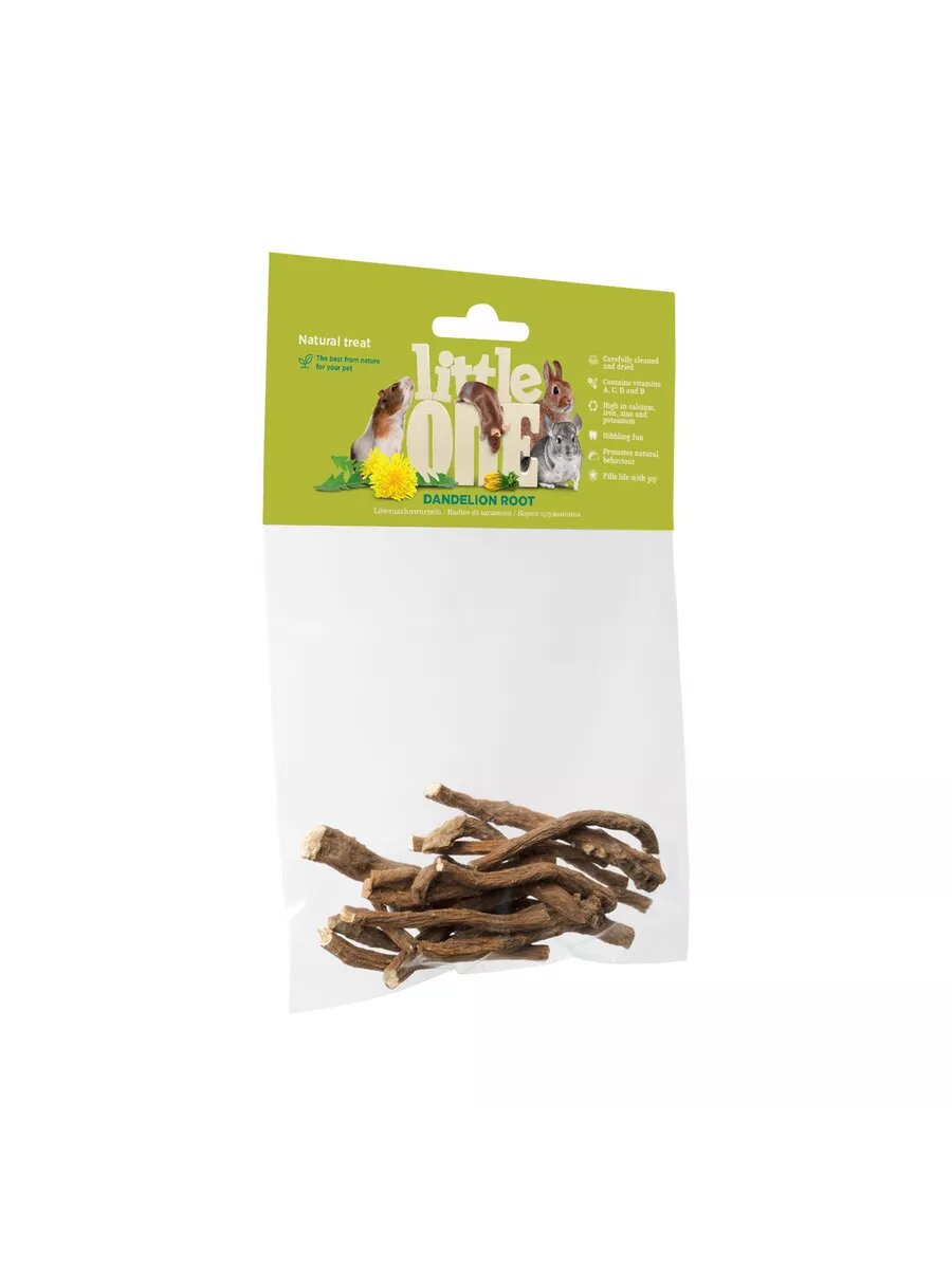 Little One Лакомство для грызунов Корень одуванчика, пакет 35г