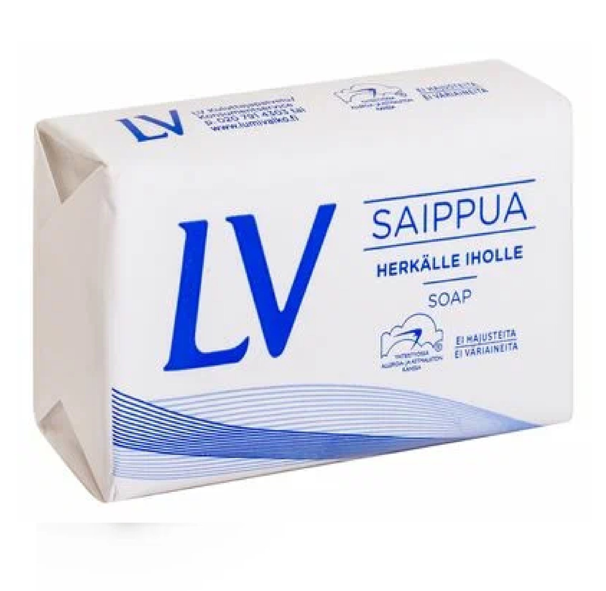 Твердое мыло Berner Oy LV, гипоаллергенное, без запаха, для всей семьи, 100г