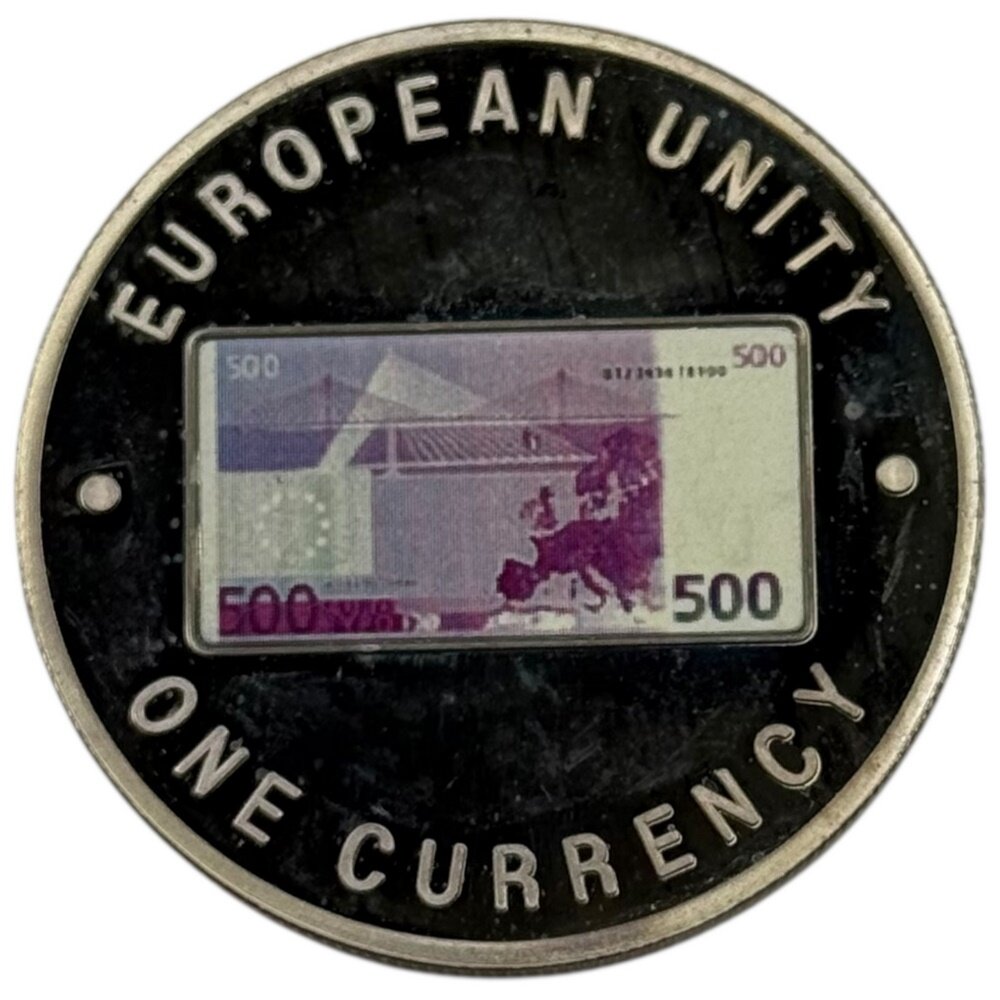 Замбия 1000 квач 1999 г. (Единая валюта Европы - Реверс 500 евро) (Proof)