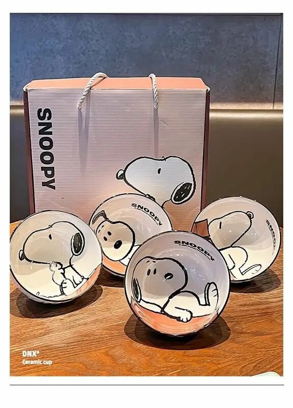 Набор керамических мисок для посуды Snoopy Tableware — фото 1