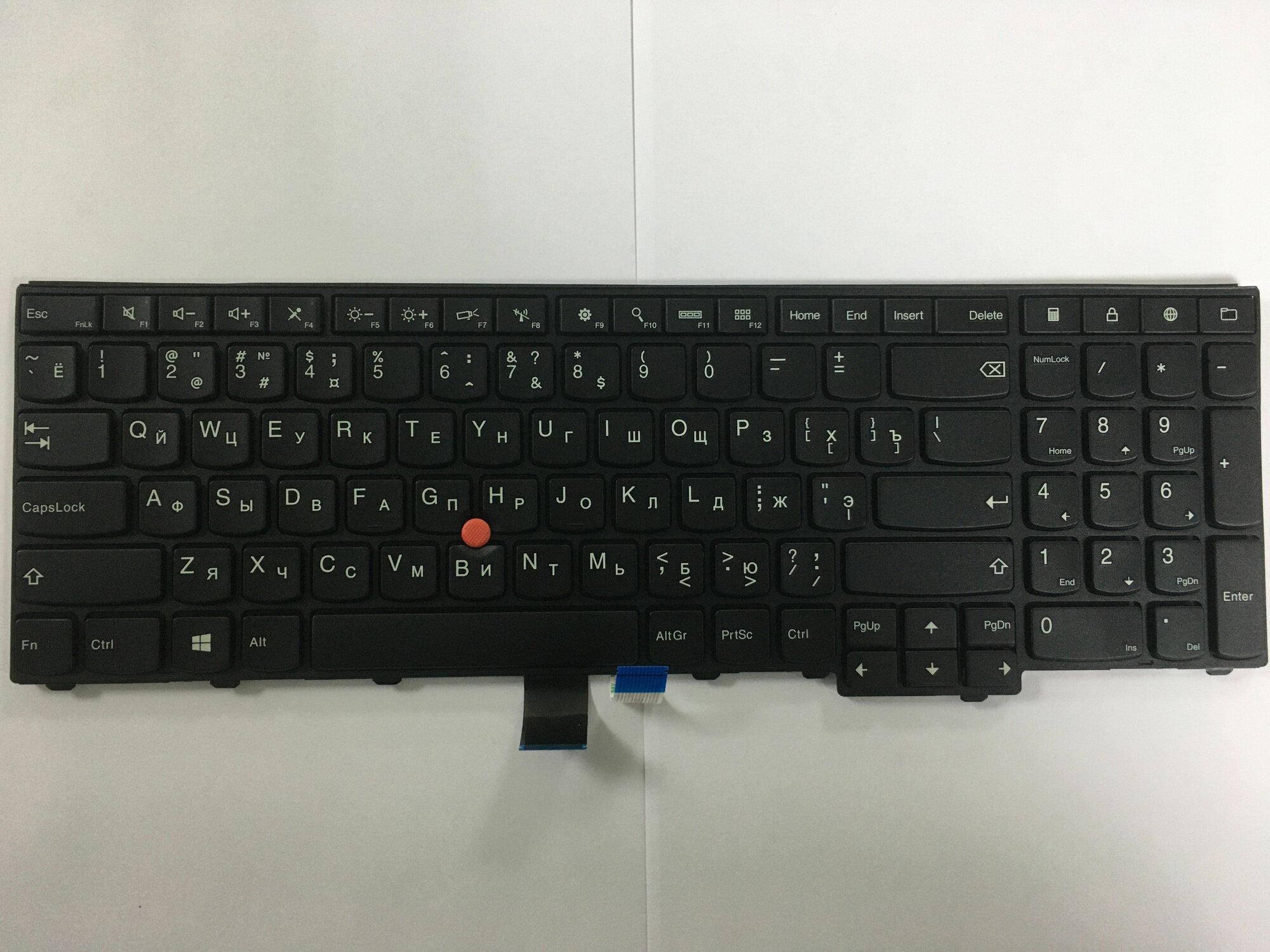 Клавиатура для ноутбука Lenovo ThinkPad L560 / L350 черная с подсветкой 00PA598