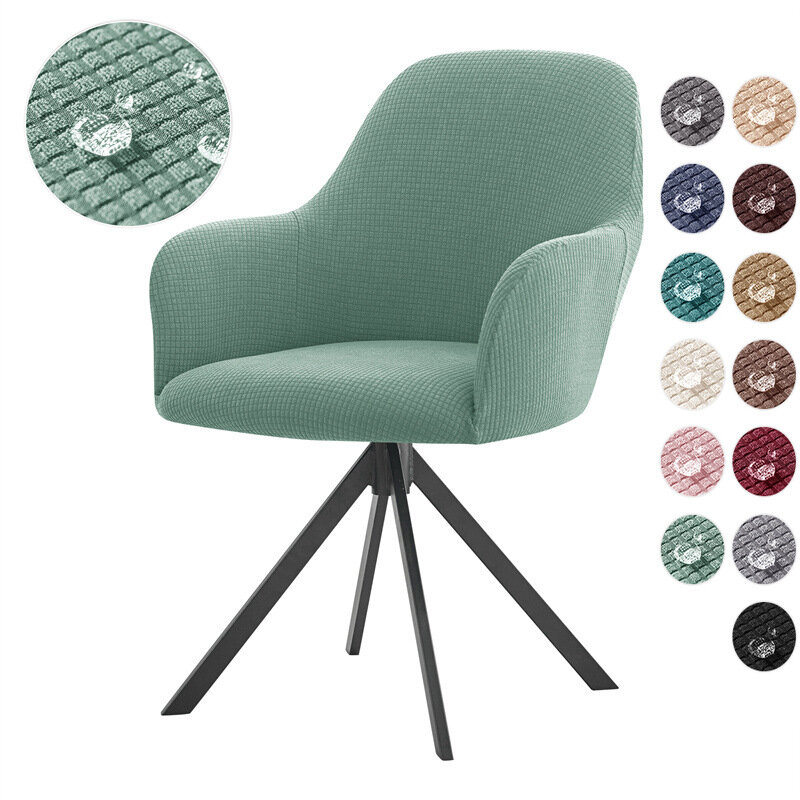 Утолщенный чехол для стульчика для кормления, водоотталкивающий вращающийся чехол для офисного стула, пылезащитный чехол, домашний гостиничный обеденный стул, чехол для стула