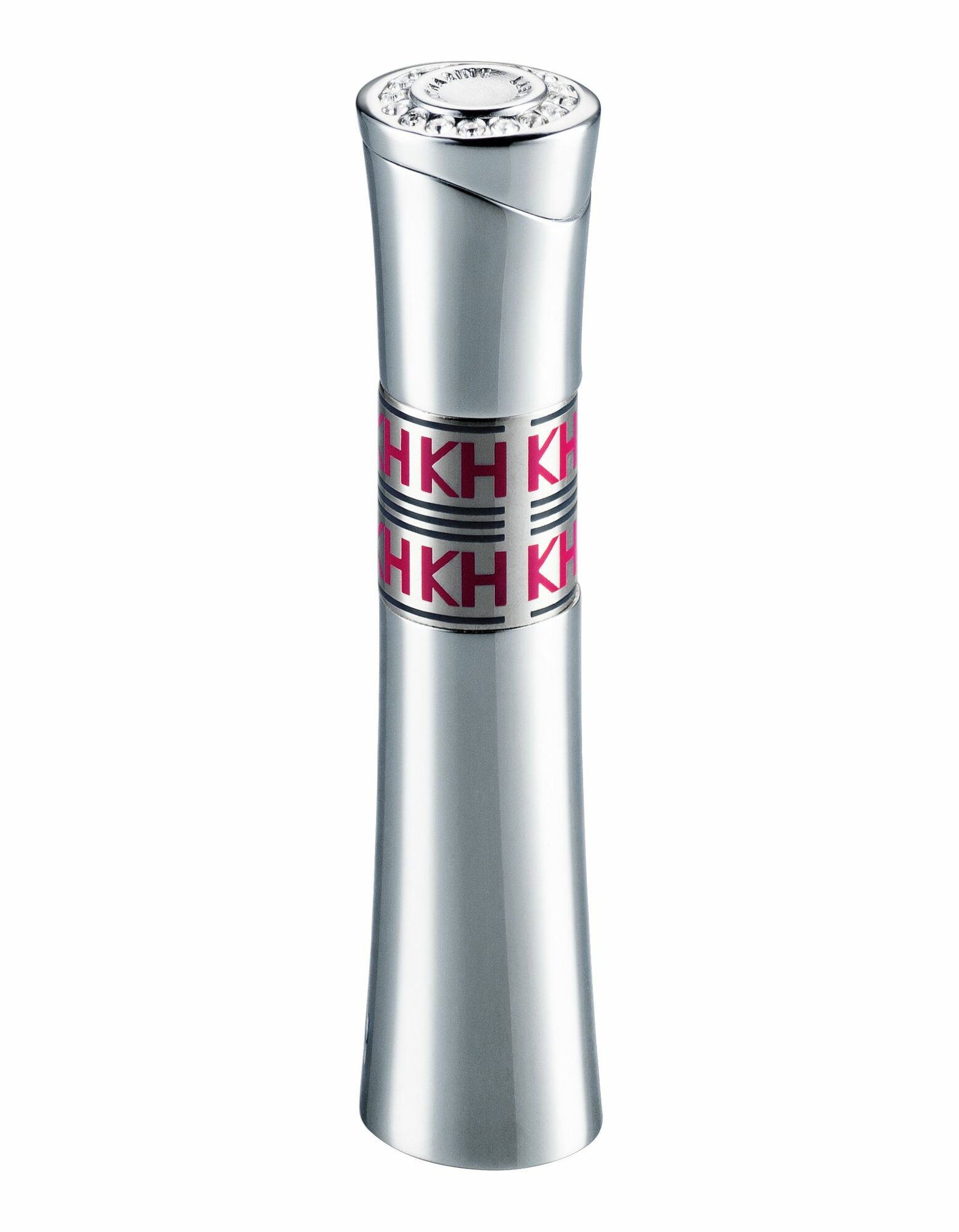 Зажигалка газовая без газа Katharine Hamnett KH3E Chrome Shiny Red KH Logo/Blue Line, KH KH3E-3001