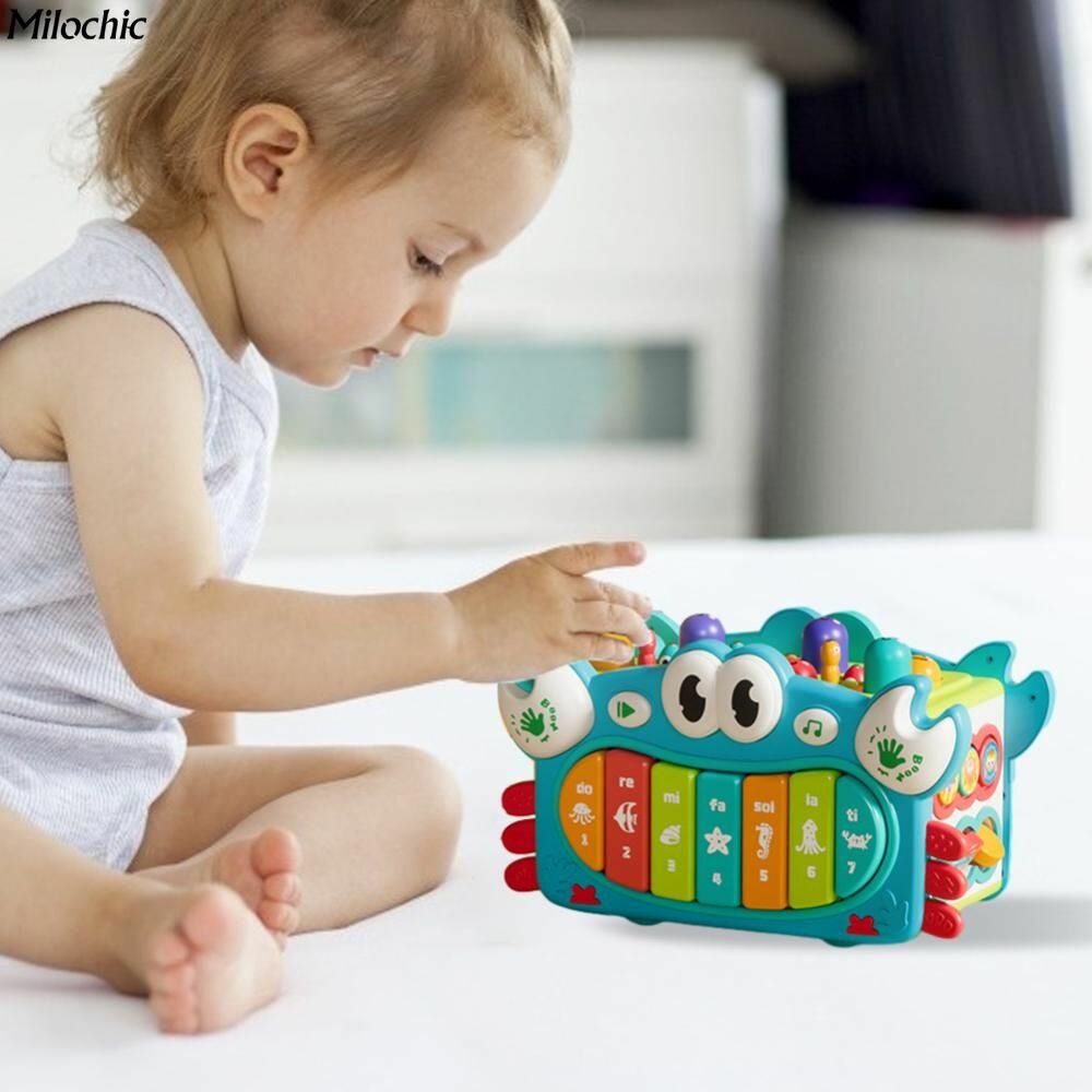 Шестигранник краба, многофункциональный хомячок, рыбалка, музыкальное пианино, детские развивающие игрушки