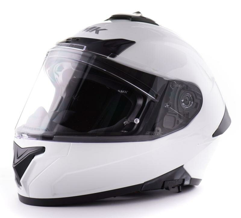 Шлем SMK TYPHOON White (белый), размер L TYPHOON-GL100-L