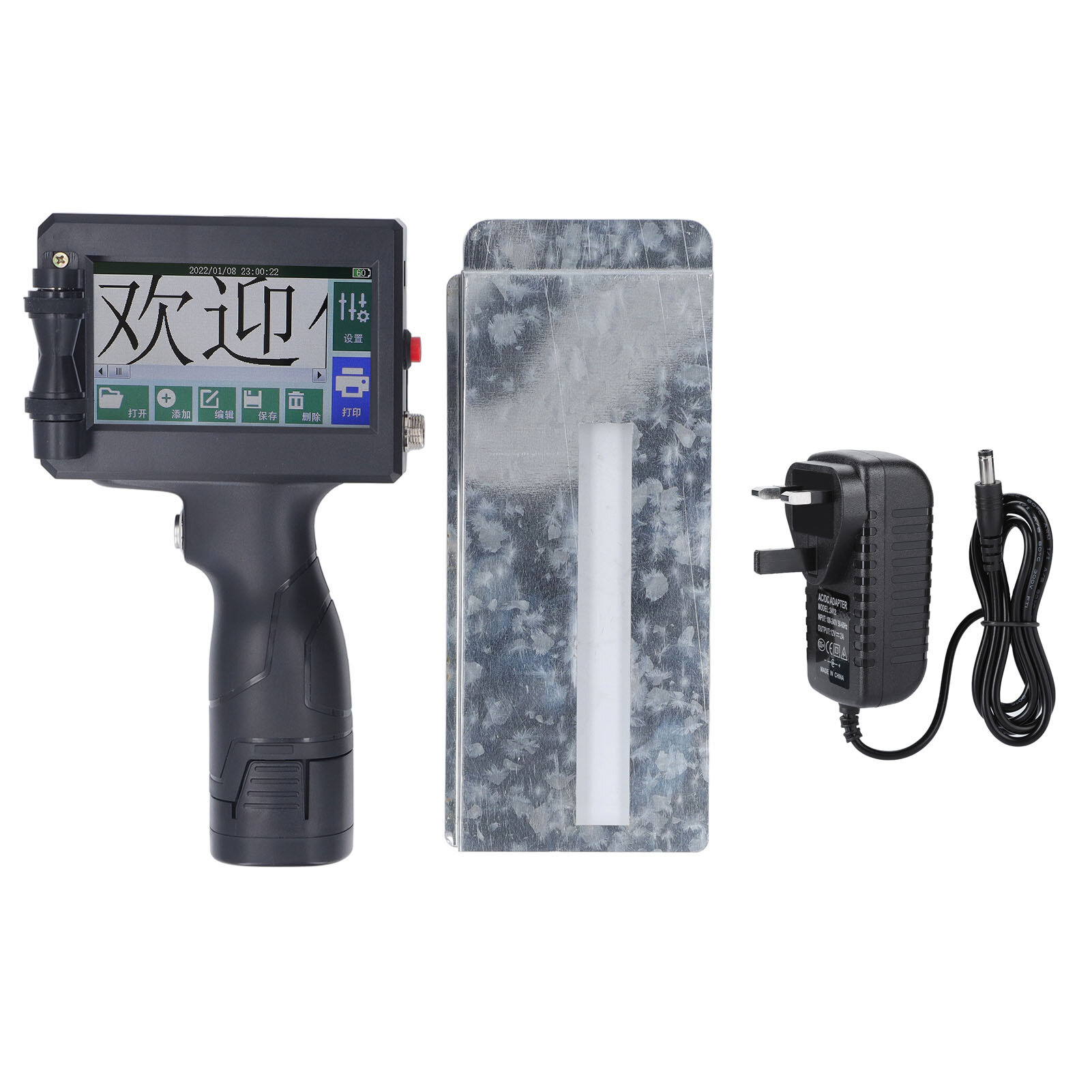 Портативный интеллектуальный портативный струйный принтер со светодиодным сенсорным экраном без картриджа 12,7 мм