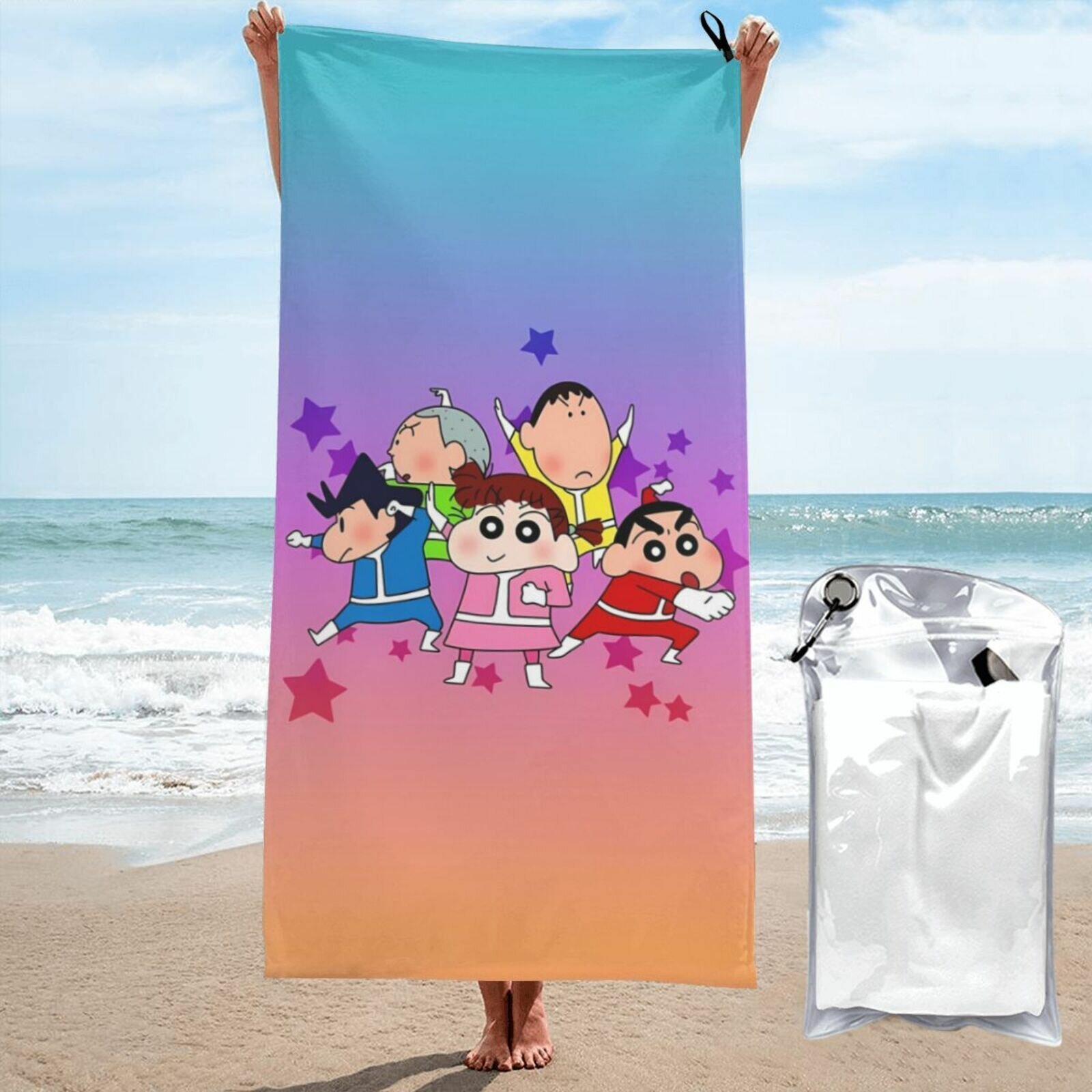 Быстровысыхающее полотенце Crayon Shin-chan