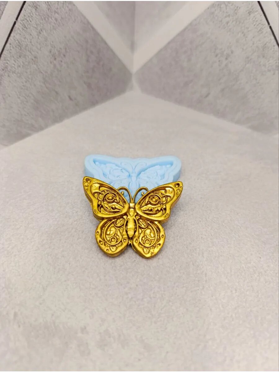 Молд силиконовый "Бабочка". Высота готового изделия 4,5 см. "Т-молд".