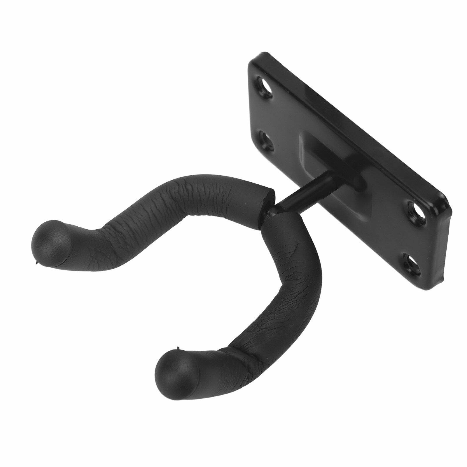 Настенный крючок для гитары, черный цвет, стальная настенная вешалка для гитары для дома и магазинов инструментов