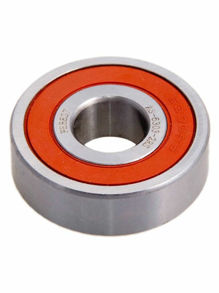 Подшипник шариковый 17x47x14 KIA, HONDA, CITROEN, LANCIA, ISUZU, HYUNDAI, FIAT, VOLKSWAGEN, AUDI, MITSUBISHI AS-6303-2RS FEBEST.