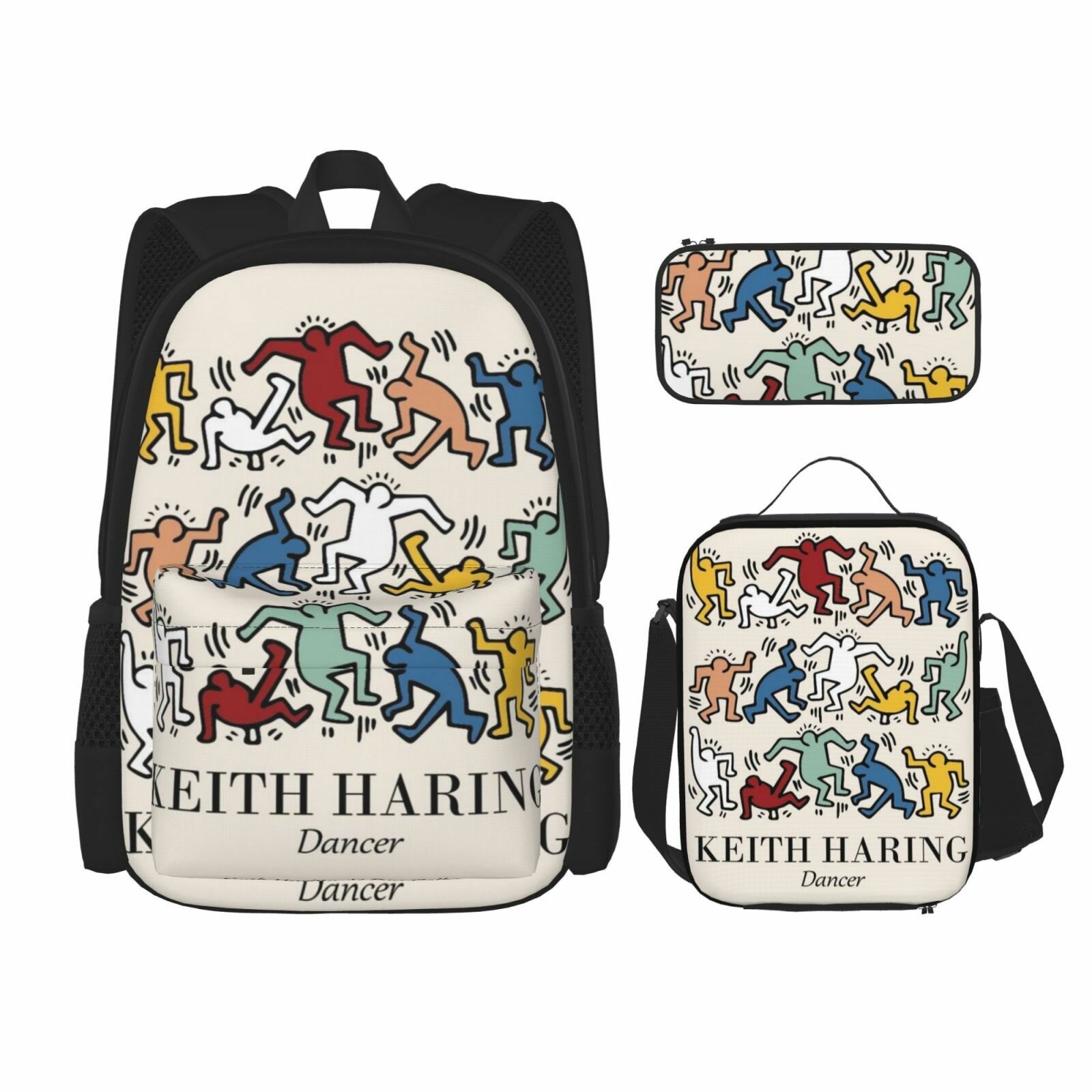 Рюкзак набор из трёх предметов Keith Haring