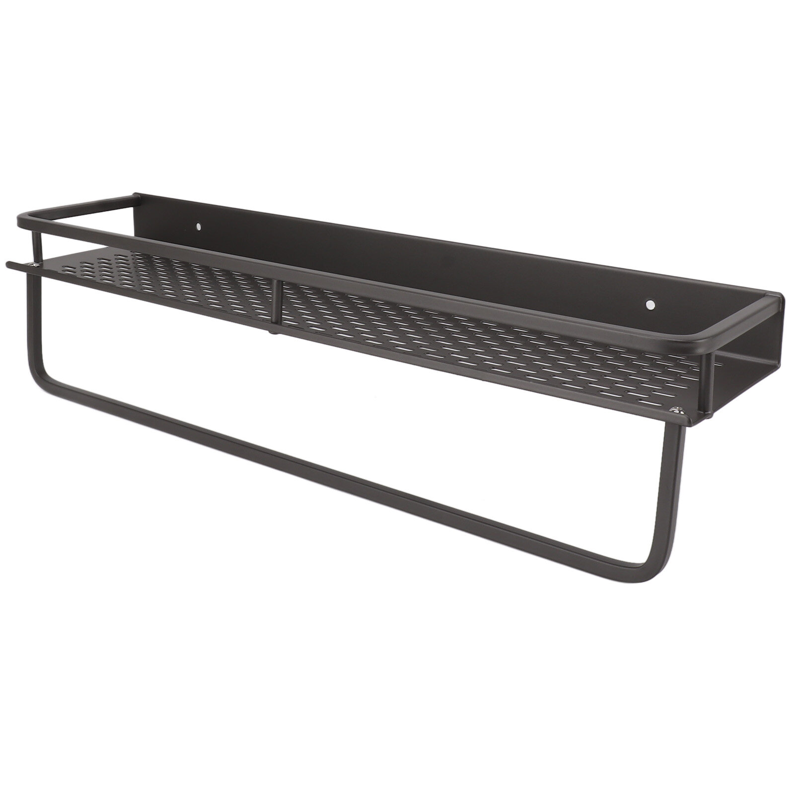 Душевая кабина, серая полка-органайзер для душа, простая установка, алюминиевый сплав, большой вместительный аксессуар для душа для ванной комнаты, дома, 60 см/23,6 дюйма