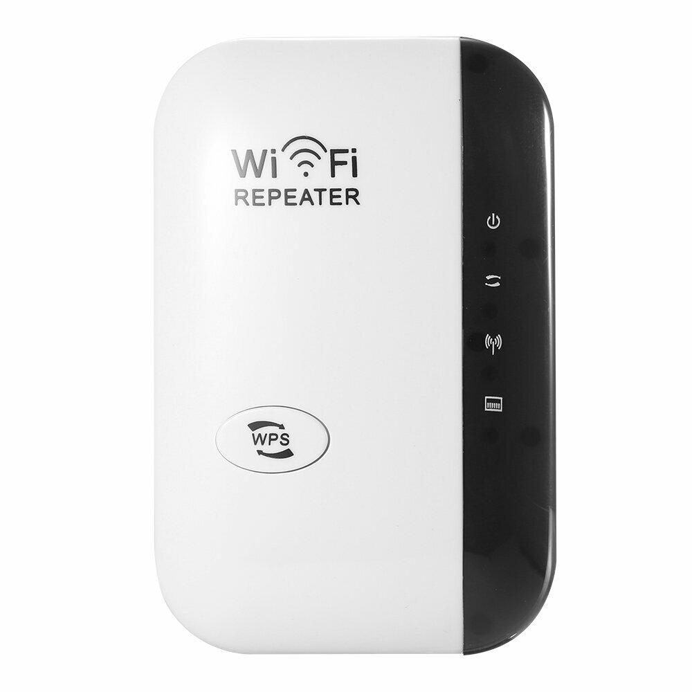 Усилитель сигнала Wi-Fi 300 м, беспроводной повторитель Wi-Fi, расширитель диапазона Wi-Fi с 2 внутренними антеннами для домашнего офиса, белая вилка европейского стандарта