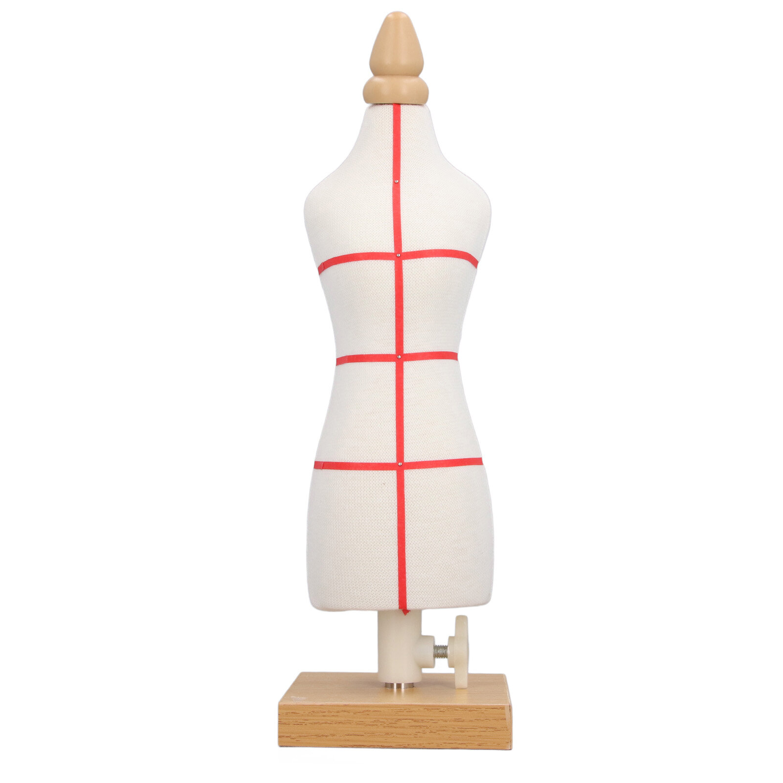 Кукольная форма для платья 12,2 дюйма, холщовая одежда, манекен для шитья, настольная стойка для демонстрации одежды с деревянной основой для создания выкроек, стиль обучения 2