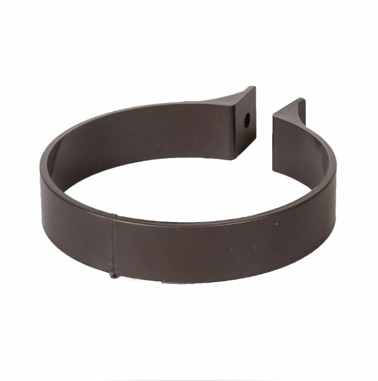 Хомут водосточной трубы Gamrat 63 мм темно-коричневый RAL 8019, 2 шт.