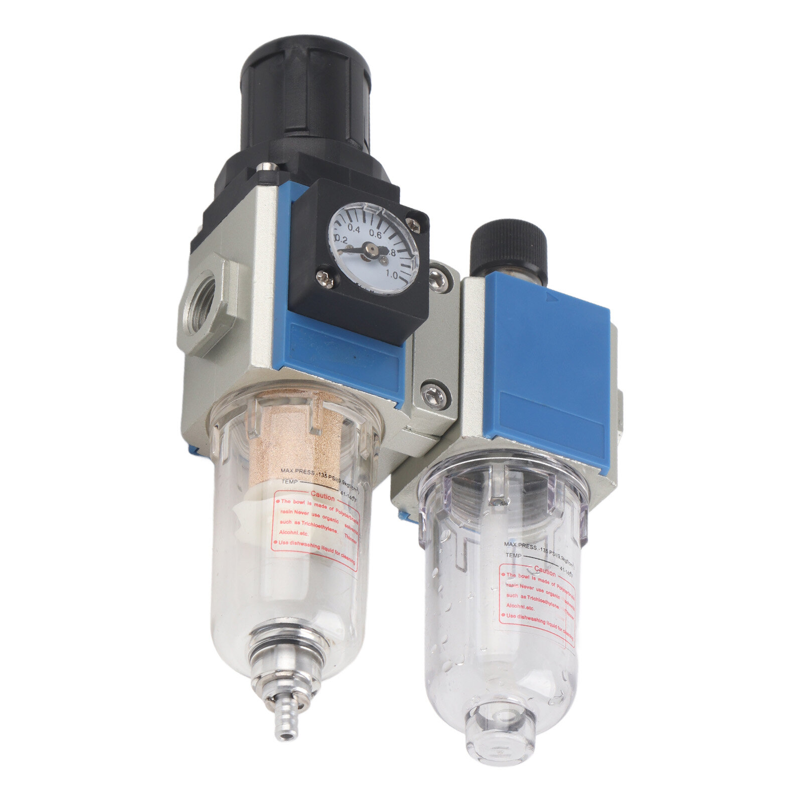 Фильтр расхода воздушного компрессора, регулятор давления, лубрикатор, комбинированный водомасляный сепаратор GFC200-08