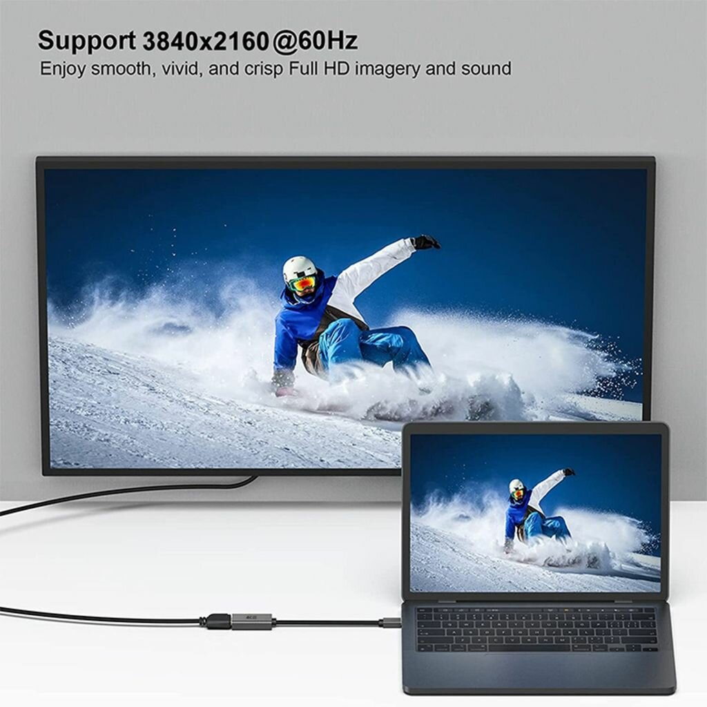 Кабель-адаптер для монитора проектора mini DP от мужчины к женщине HDMI 4K-4K30H