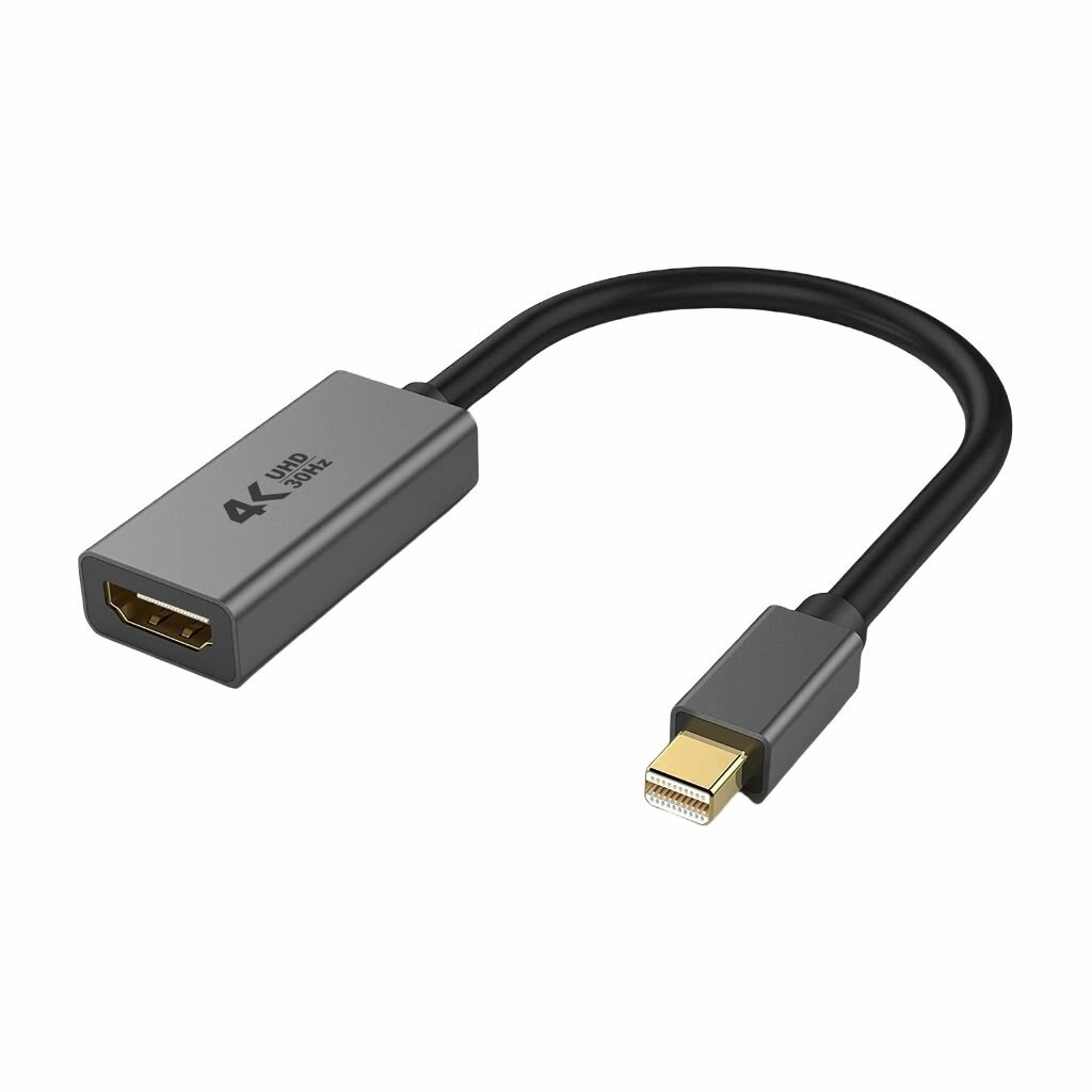 Адаптер Mini DisplayPort-HDMI с алюминиевым корпусом