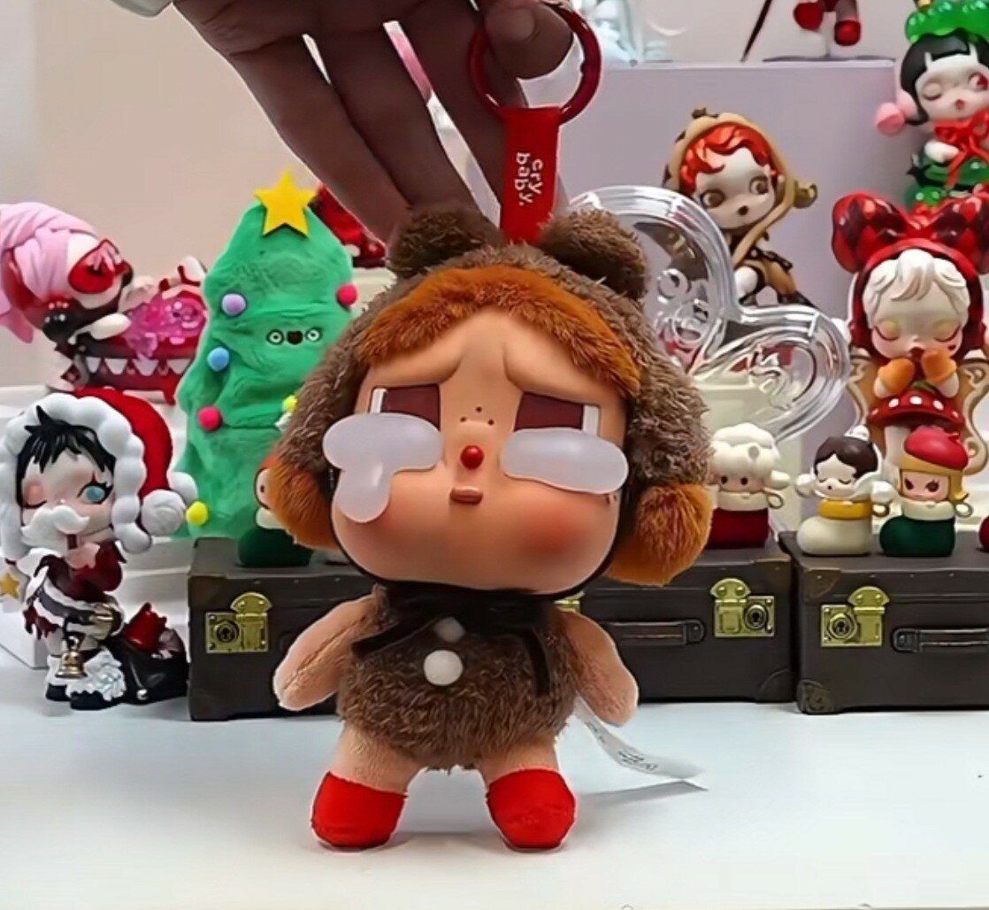 Коллекционная фигурка Слепая коробка POPMART CRYBABY Crying Again Series-Vinyl Face PlushHY-03