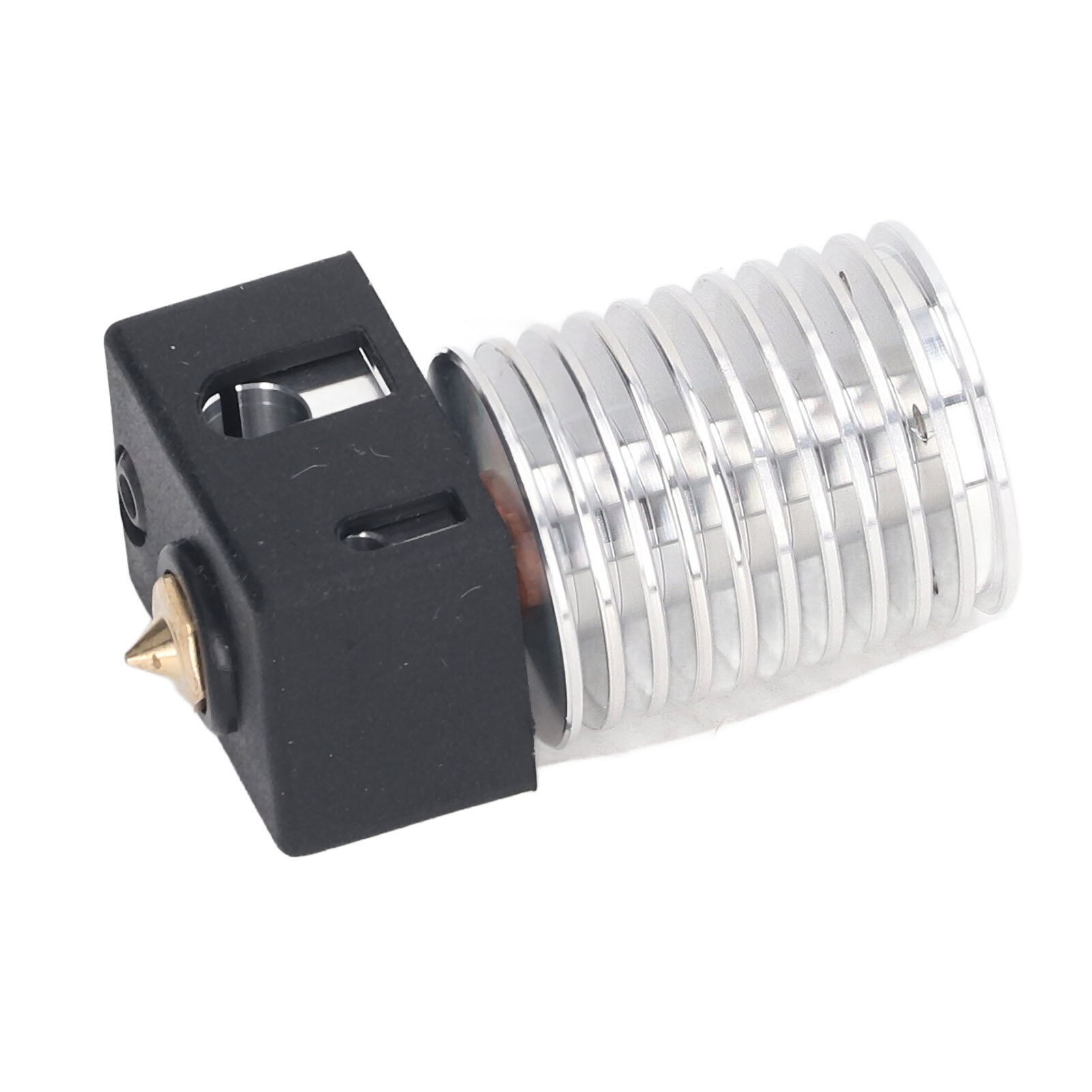 3D-принтер Hotend 0,4 мм, латунное сопло, алюминиевый нагревательный блок, трубка, биметаллическое горло, силиконовый рукав, часть экструдера для 3D-принтера