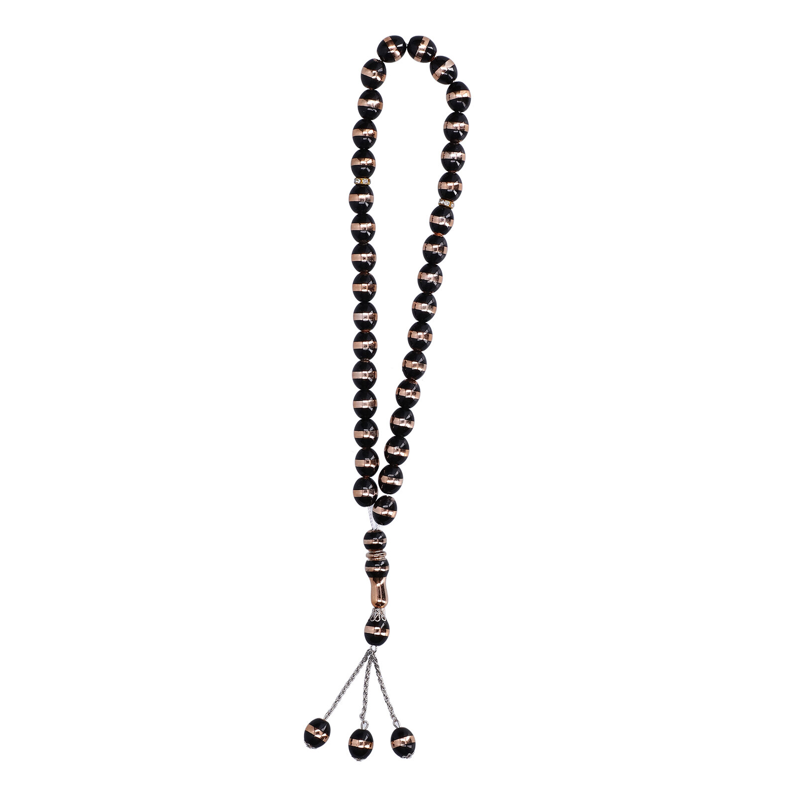 Молитвенные четки, легкий прочный смоляной элегантный стиль, привлекательный мусульманский браслет для женщин и мужчин, черный