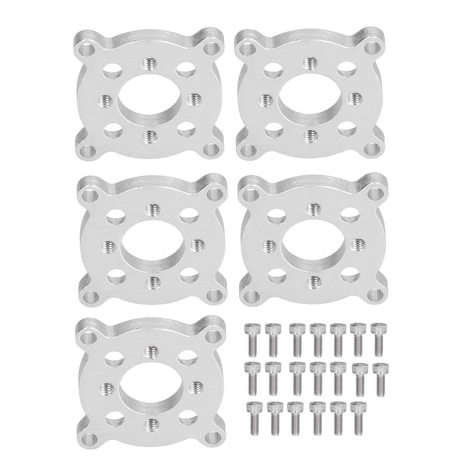 5 SET HUB ADAPTER ADAPTER ROWER SPACER Роботизированные алюминиевые сплавы аксессуары 3206–0016–0004